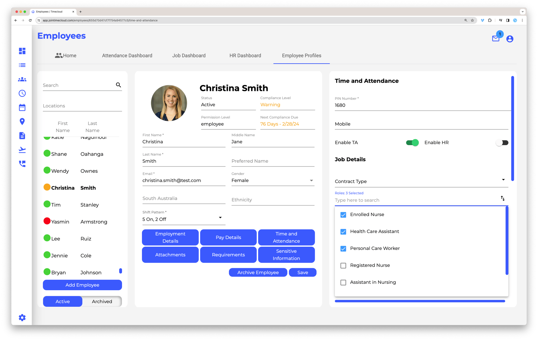 Roster by Role Configuration